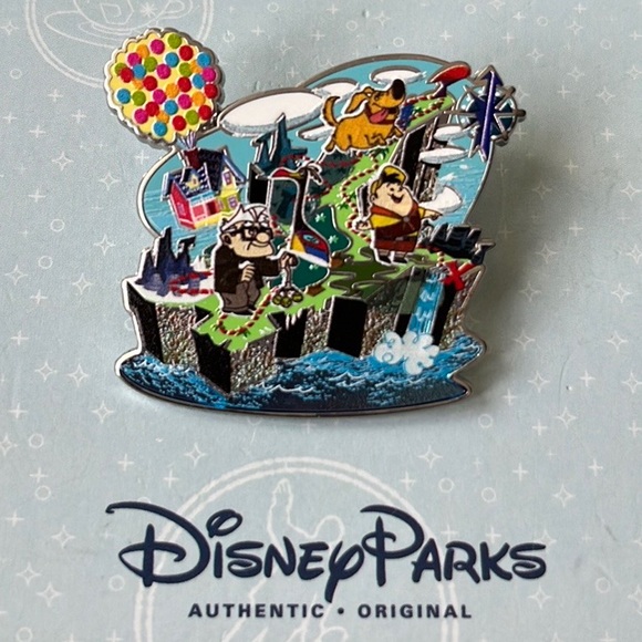 Disney | Accessories | Disney Parks Pixar Up Pin Featuring Carl Dug ...